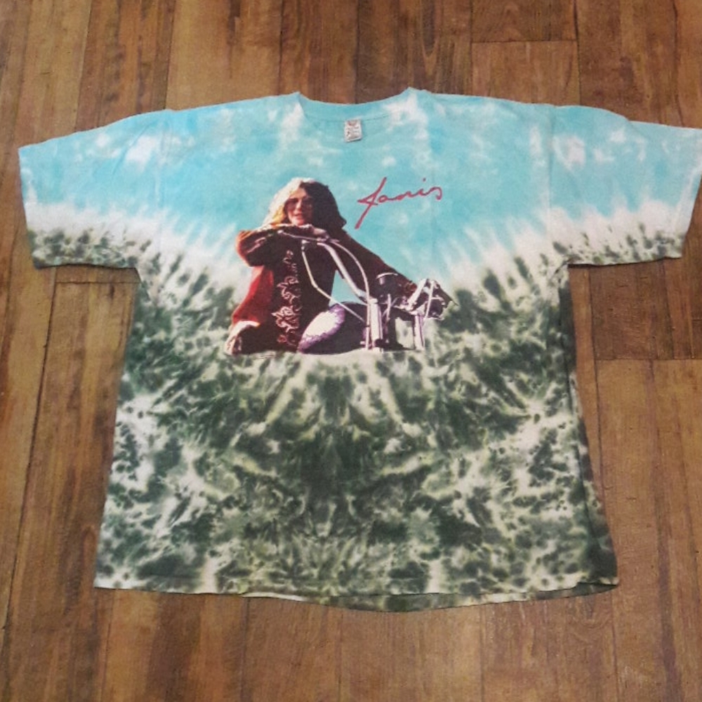 Rare Vintage Janis Joplin Hand Dyed By Sundog Xl Hipp… - Gem